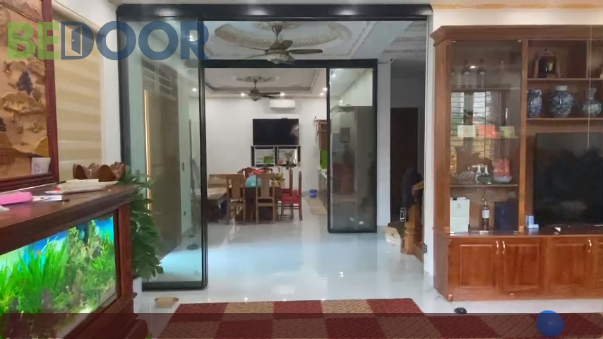 CỬA TRƯỢT LIÊN KẾT RAY LÙA TỰ ĐỘNG - BEDOOR