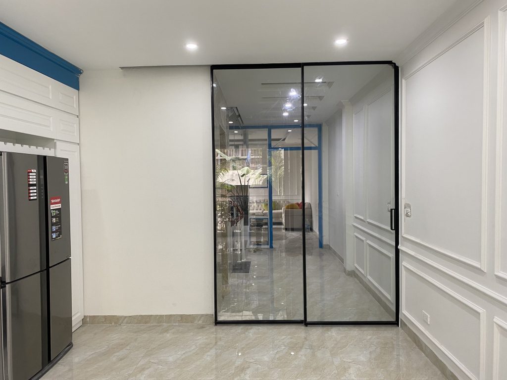 CỬA TRƯỢT SLIM KHÔNG RAY DƯỚI - BEDOOR